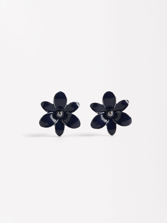 Enamel Flower Earrings