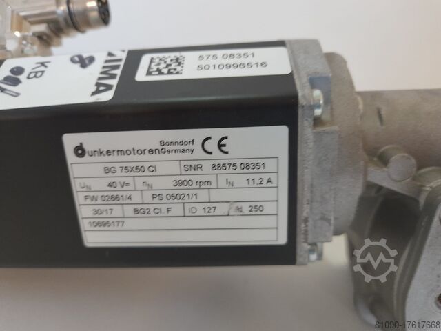 Motor sa menjačem
DURKERMOTOREN BG75X50 CI-SG120H0