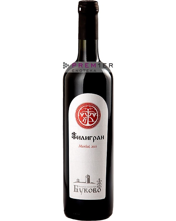 Manastir Bukovo Filigran Merlot 0.75l 2020