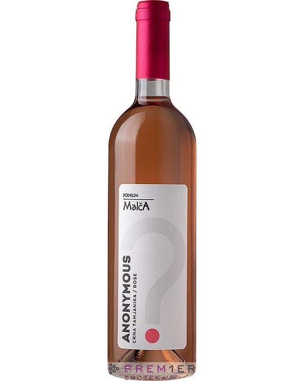 Malča Anonymous Crna Tamjanika Rose 0.75l