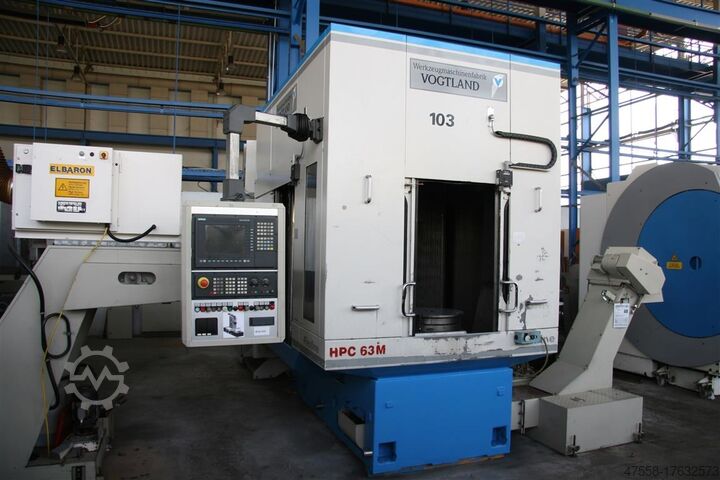 Machining Center - horizontalno
WERKZEUGMASCHINENFABRIK VOGTLAND GMBH HPC 63 M - 4 Achsen / 4 axis