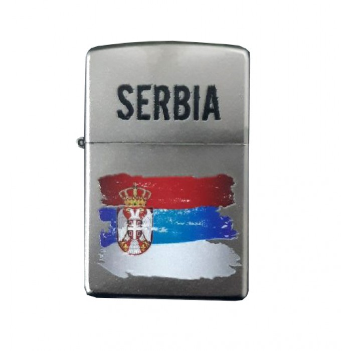 ZIPPO UPALJAČ ZASTAVA SRBIJA