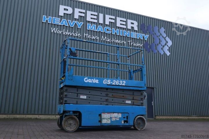 Podizanje makaza
Genie GS2632 Electric, Working Height 10m, 227kg Capacit