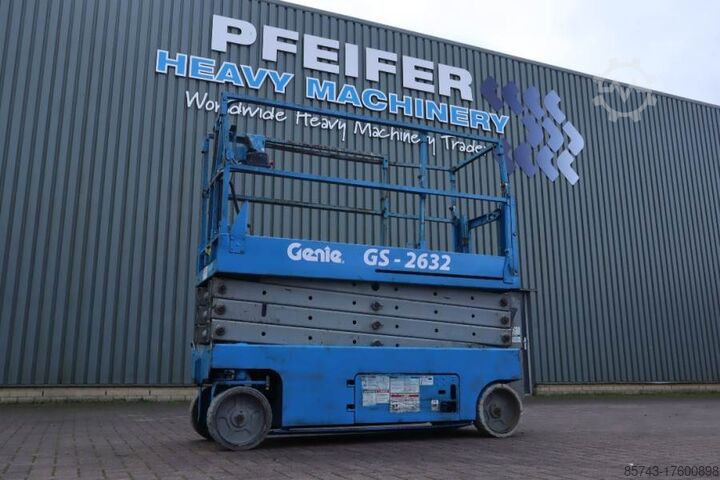 Podizanje makaza
Genie GS2632 Electric, Working Height 10m, 227kg Capacit