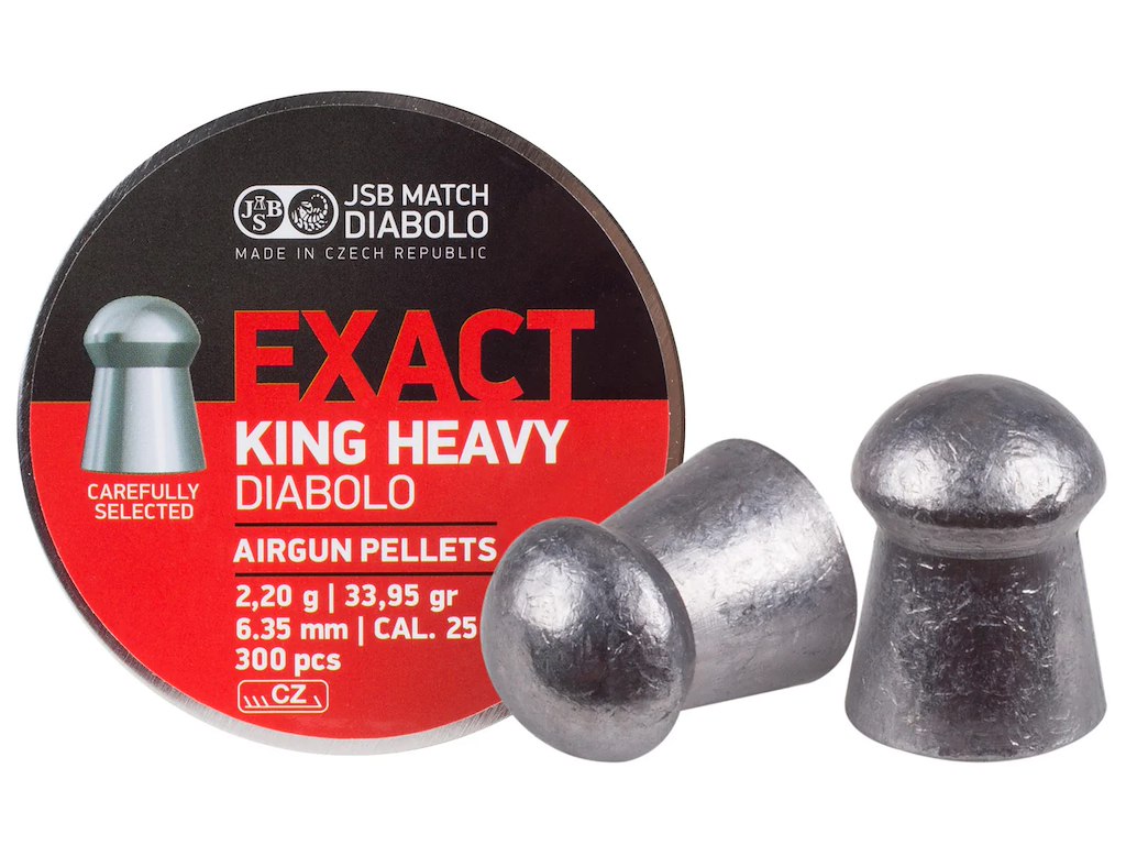 JSB Exact King Heavy 6.35 mm 33.95 grain