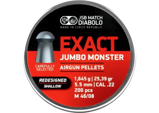 JSB Jumbo Exact Monster Redesigned Shallow 5.52 mm 25.39 grain