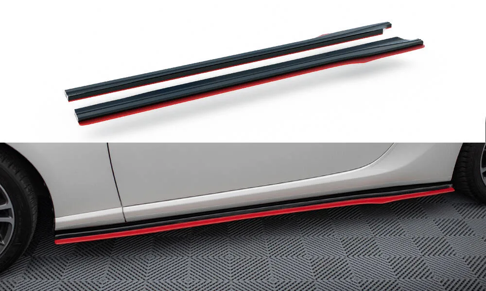 SIDE SKIRTS DIFFUSERS V.2 Subaru BRZ / Toyota GT86 Facelift