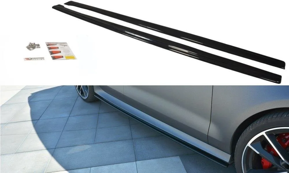 Side Skirts DiffusersV.1 Audi RS7 C7 FL