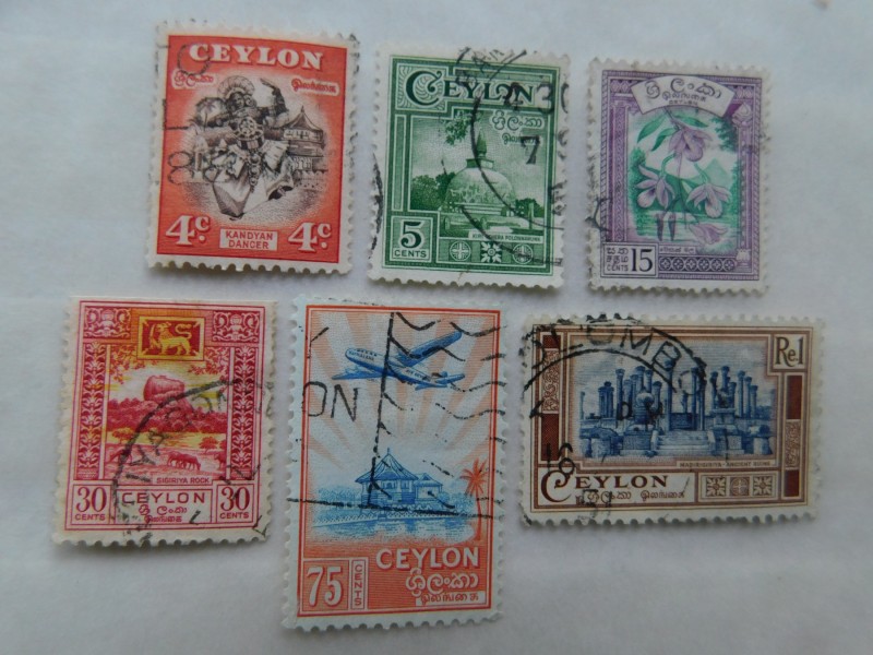 CEYLON 1950 KOMPLET SERIJA