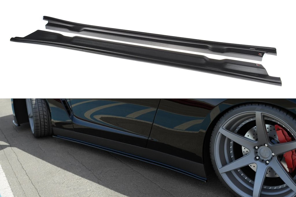 SIDE SKIRTS DIFFUSERS NISSAN GT-R PREFACE COUPE (R35-SERIES)