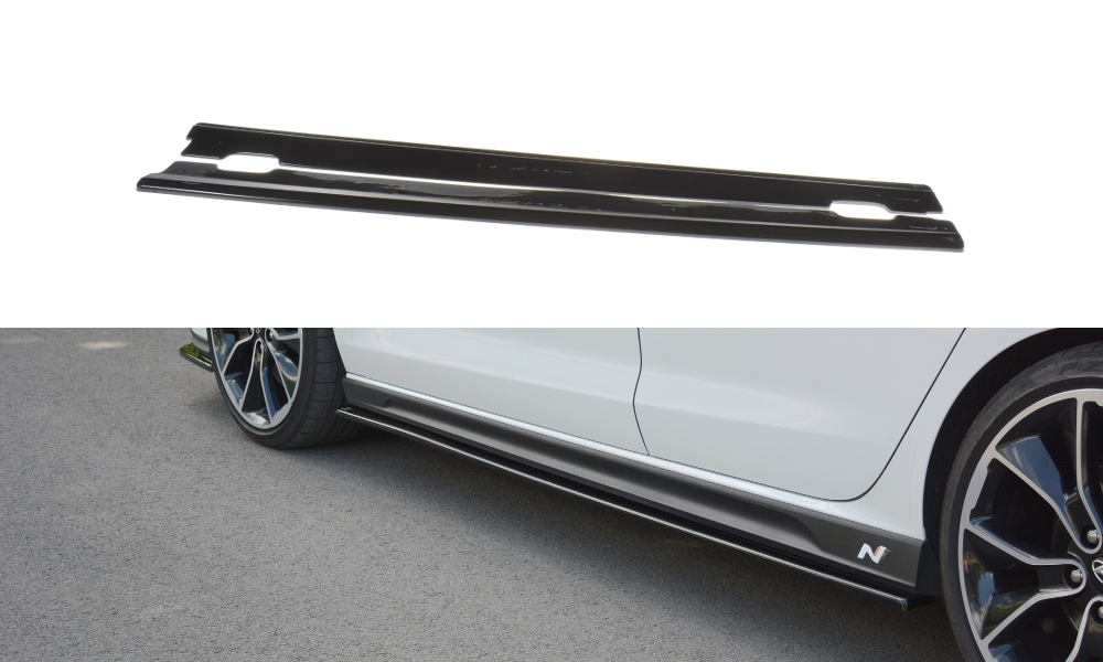 Side Skirts Diffusers V.1 Hyundai I30 N Mk3 Hatchback / Fastback
