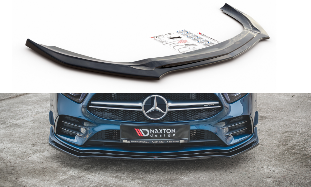 FRONT SPLITTER V.2 MERCEDES A35 AMG AERO W177