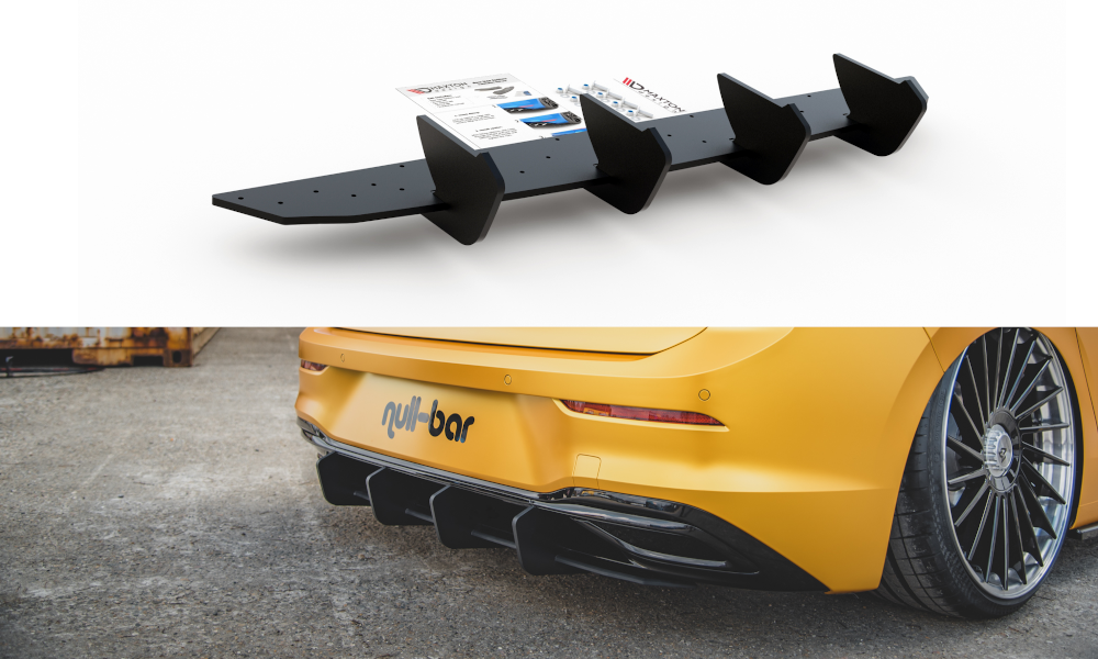 Racing Durability Rear Diffuser V.2 VW Golf 8