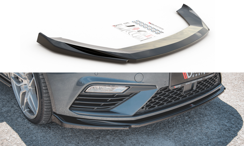 Front Splitter V.5 Seat Leon Cupra / FR Mk3 FL