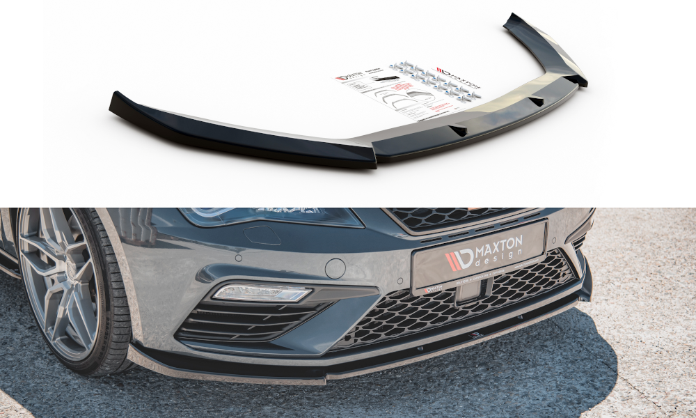Front Splitter V.6 Seat Leon Cupra / FR Mk3 FL