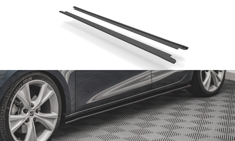 Street Pro Side Skirts Diffusers Seat Leon FR Mk4