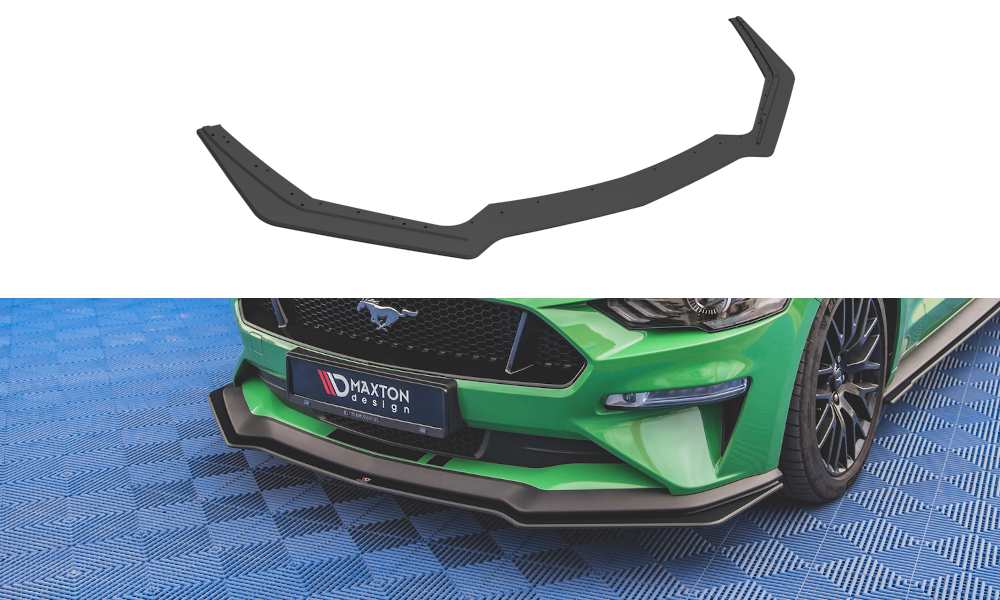 STREET PRO FRONT SPLITTER V.1 FORD MUSTANG GT MK6 FACELIFT