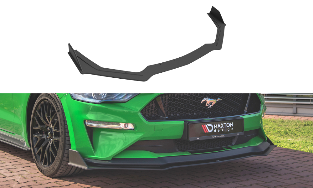 STREET PRO FRONT SPLITTER V.2 FORD MUSTANG GT MK6 FACELIFT