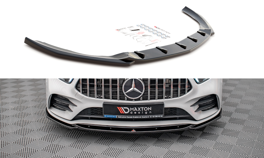 FRONT SPLITTER V.5 MERCEDES A35 AMG / AMG-LINE W177