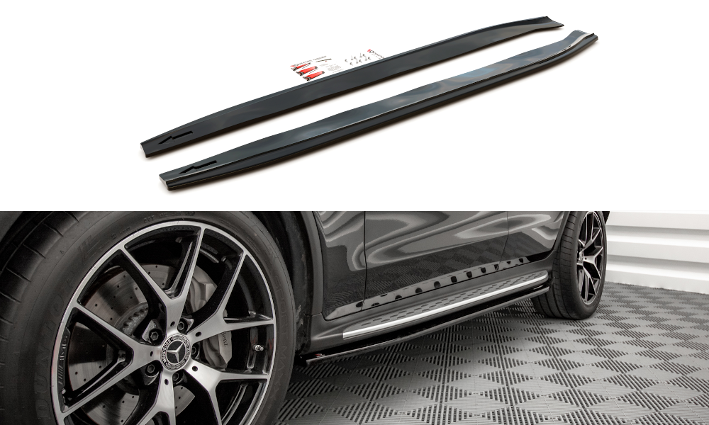 Side Skirts Diffusers V.1 Mercedes-Benz GLC Coupe AMG-Line C253