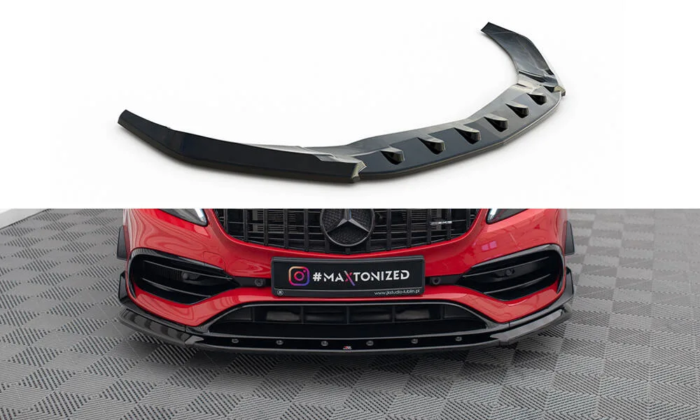 FRONT SPLITTER V.1 MERCEDES-BENZ A45 AERO W176 FACELIFT
