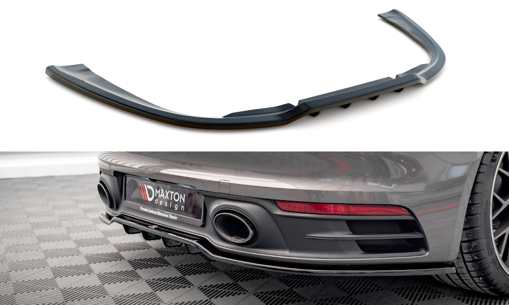 CENTRAL REAR SPLITTER (WITH VERTICAL BARS) PORSCHE 911 CARRERA 4S 992