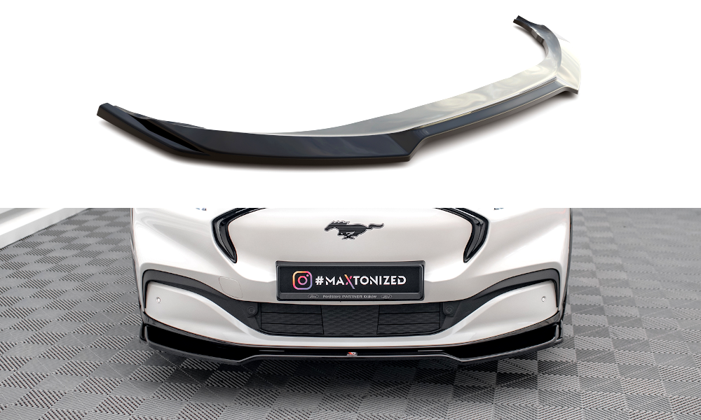FRONT SPLITTER V.2 FORD MUSTANG MACH-E MK1