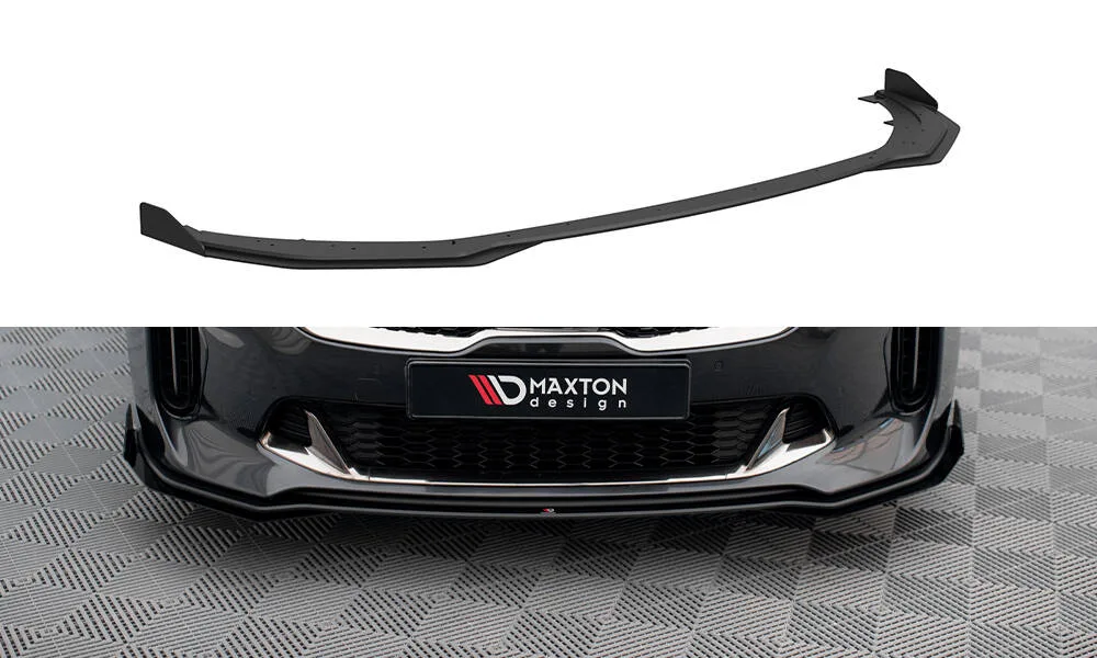 STREET PRO FRONT SPLITTER + FLAPS KIA STINGER GT / GT-LINE / STANDARD MK1