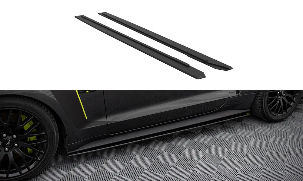 STREET PRO SIDE SKIRTS DIFFUSERS FORD MUSTANG GT MK6