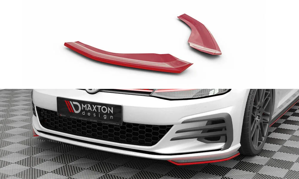 Front Side Splitters Volkswagen Golf GTI Mk7 Facelift – RED