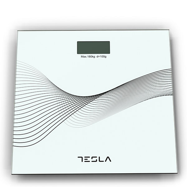 Telesna vaga 3-180 kg bela Tesla BS103W