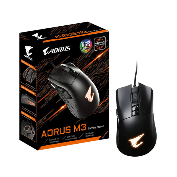 Gejming optički miš Aorus M3 žični 6400dpi Gigabyte MIS01988