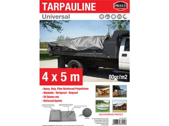 Praxis Zaštitna cerada tarpaulin 4x5m 80gr