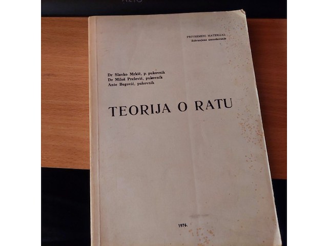 {11} Teorija o ratu - Slavko Mrkic