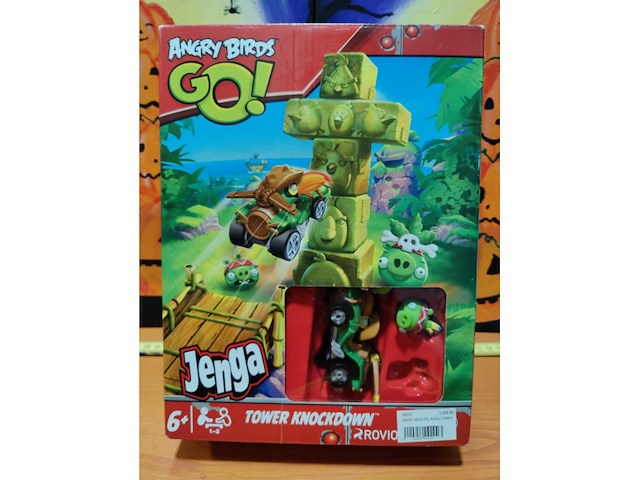 Angry Birds Go! set Jenga Tower + 12 dodatnih figura