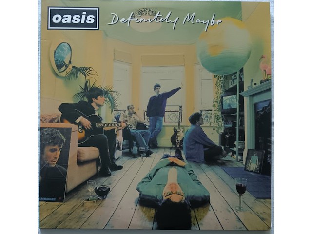 OASIS  -  2LP  DEFINITELY  MAYBE  ( Mint !!! )