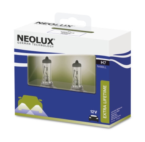 NEOLUX Extra Lifetime H7 N499LL-SCB 55W 12V PX26D SCB2 NEOLX 4052899501072