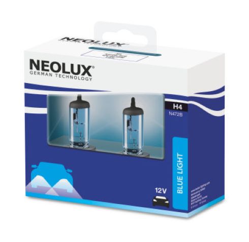 NEOLUX Blue Light H4 N472B - Blue Light 60/55 W 12 V P43t