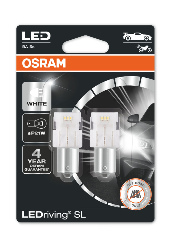 OSRAM LEDriving SL P21W White 7506DWP-02BF 1,4W 12V BA15S 4062172152181