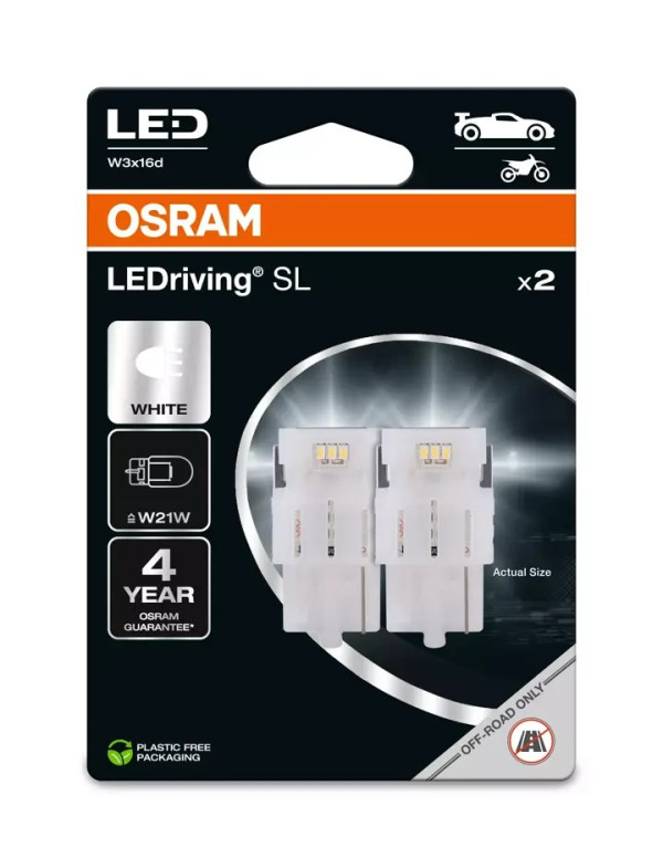 OSRAM LEDriving SL W21W WHITE 7505DWP-2BL 1,4W 12V