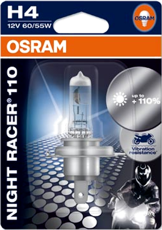 OSRAM Night Racer 110 60/55W H4 64193NR1 4052899929654