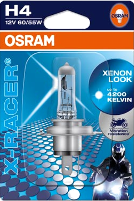 OSRAM X-Racer 60/55W 12V H4 64193XR-01B 4052899253681