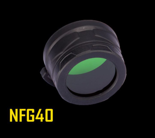 Zeleni filter za baterijske lampe NITECORE NFG40 FLASHLIGHT ACCESSORIES 6952506490585