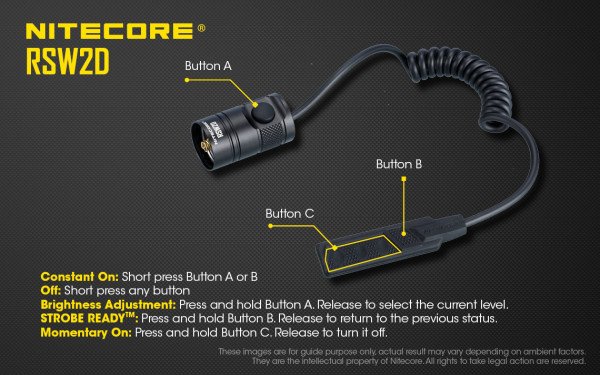 Mikro prekidač NITECORE RSW2D za CI7 FLASHLIGHT ACCESSORIES 2007