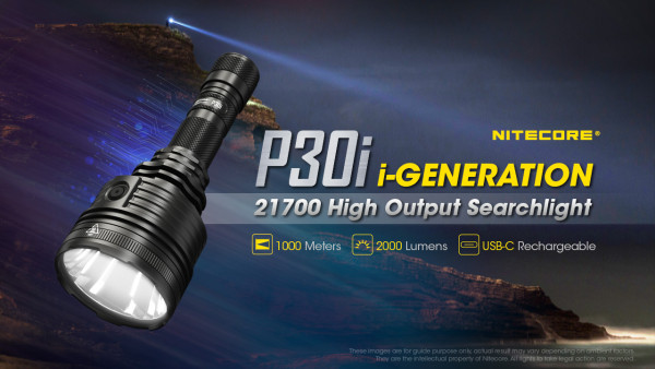 Baterijska lampa NITECORE P30i LED 2.000 lm