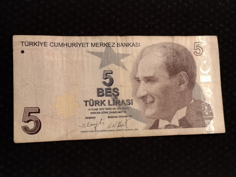 5 lira 2009 turska