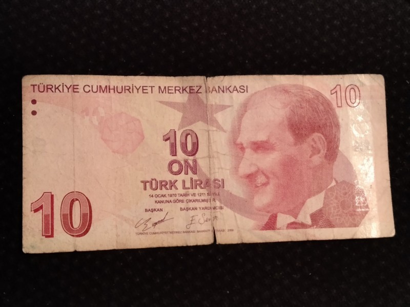 10 lira 2009 turska