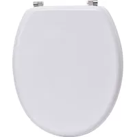 Tendance Wc Daska Sa Inox Okovima 37,5x46cm Mdf Bela