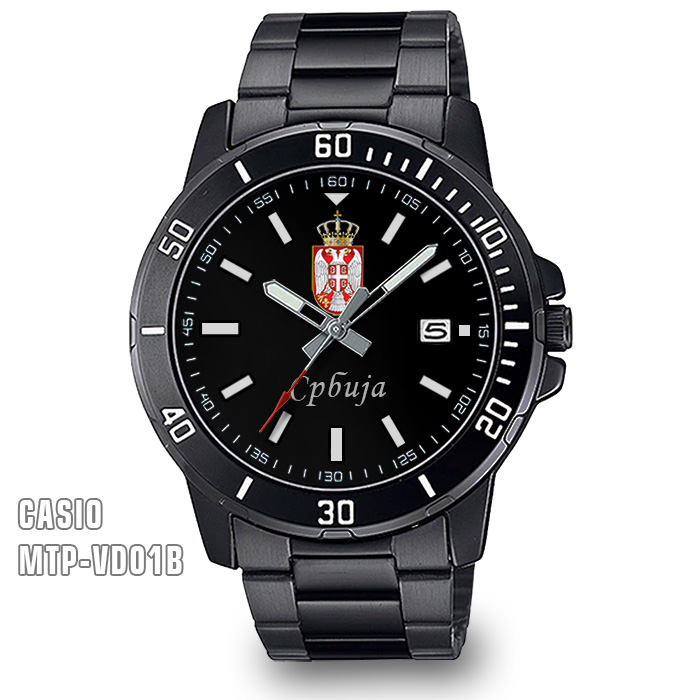 Ručni sat GRB SRBIJE CASIO MTP-VD01B