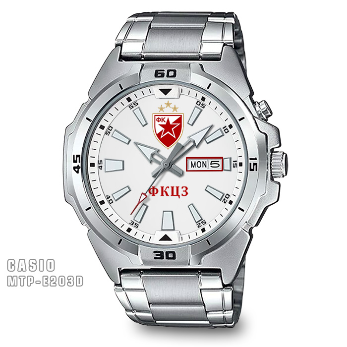 Zvezdin ručni sat GRB FK CRVENA ZVEZDA CASIO MTP-E203D FKCZ